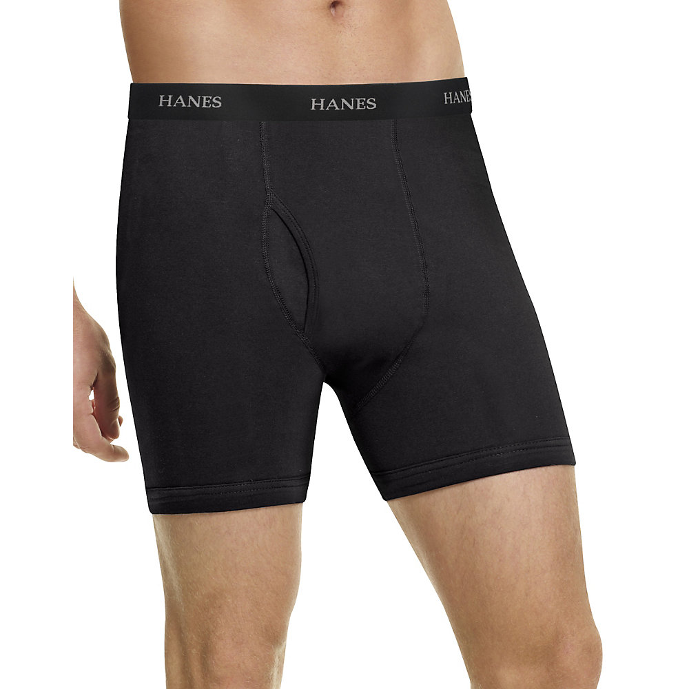 Hanes Mens Tagless Ultimate Long Leg Boxer Briefs With Comfort Flex Waistband 5 Pack