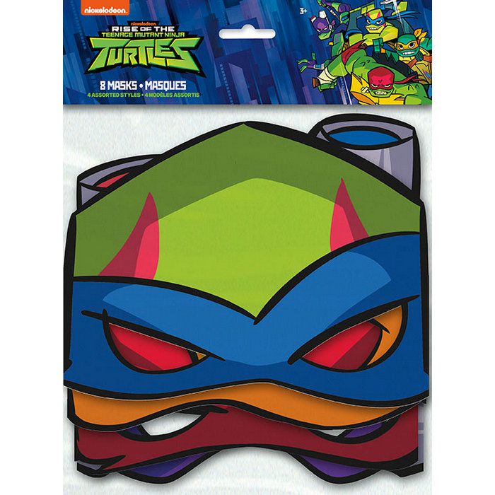 Teenage Mutant Ninja Turtles Party Mask (8) - SpicyLegs.com