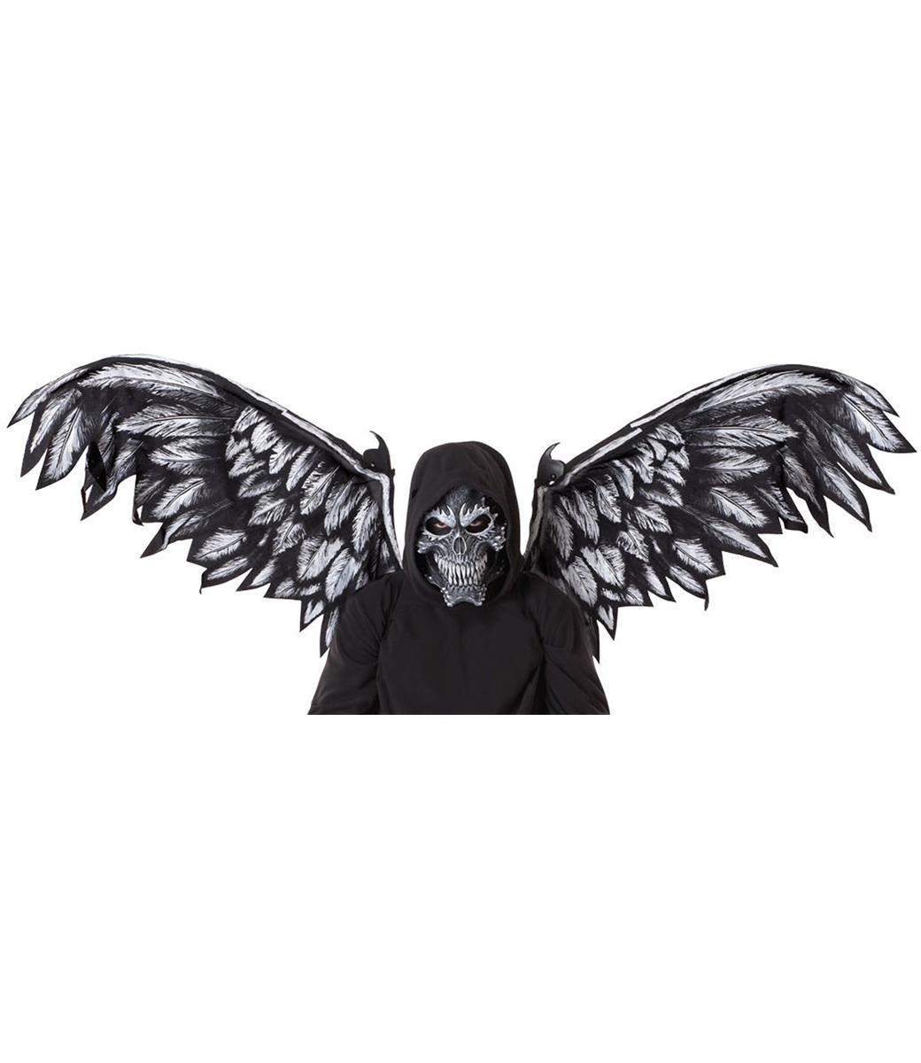 Fallen Angel Adult Mask and Wings Kit - SpicyLegs.com