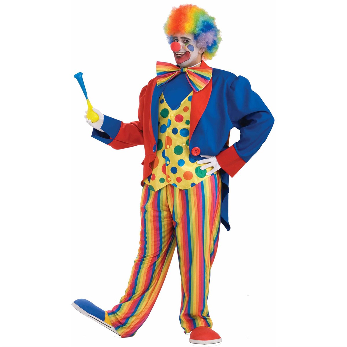 Mens Plus Size Clown Costume - SpicyLegs.com
