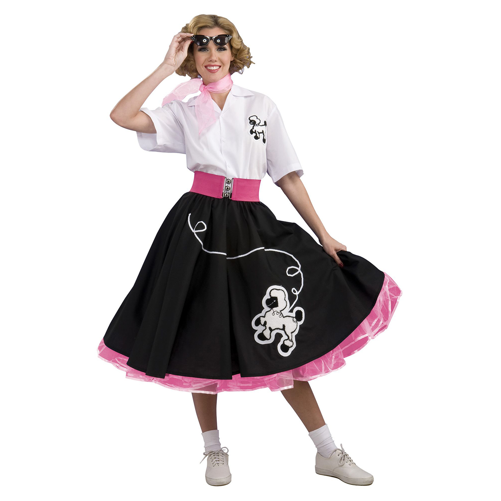 Black 50s Poodle Adult Costume