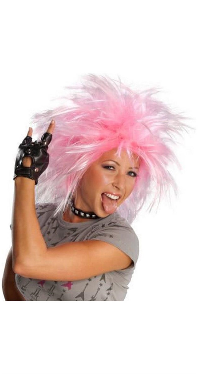 Funky Punk Wig - Pink - SpicyLegs.com