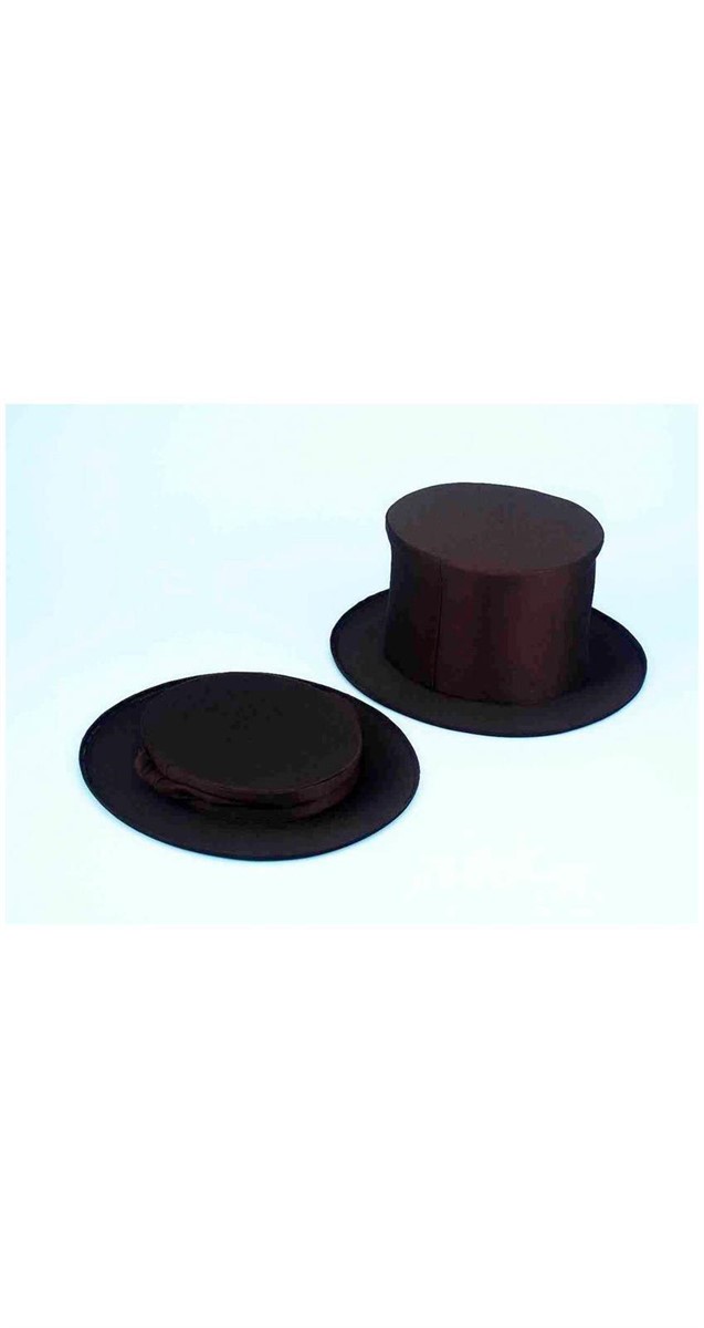 Adult Collapsible Top Hat-Blak - SpicyLegs.com