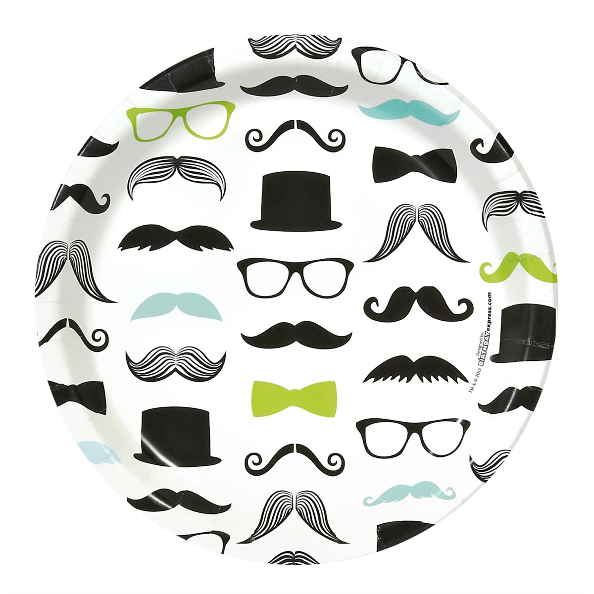 Mustache Man Dinner Plates - SpicyLegs.com