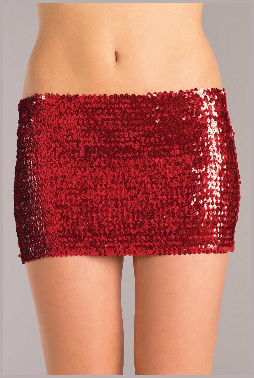 Sequin skirt Red - SpicyLegs.com Sequin skirt Red - SpicyLegs.com