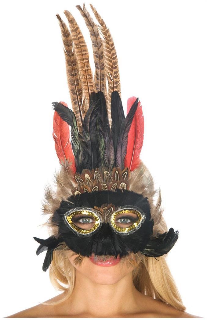 Feather Mask 9 X18 - SpicyLegs.com