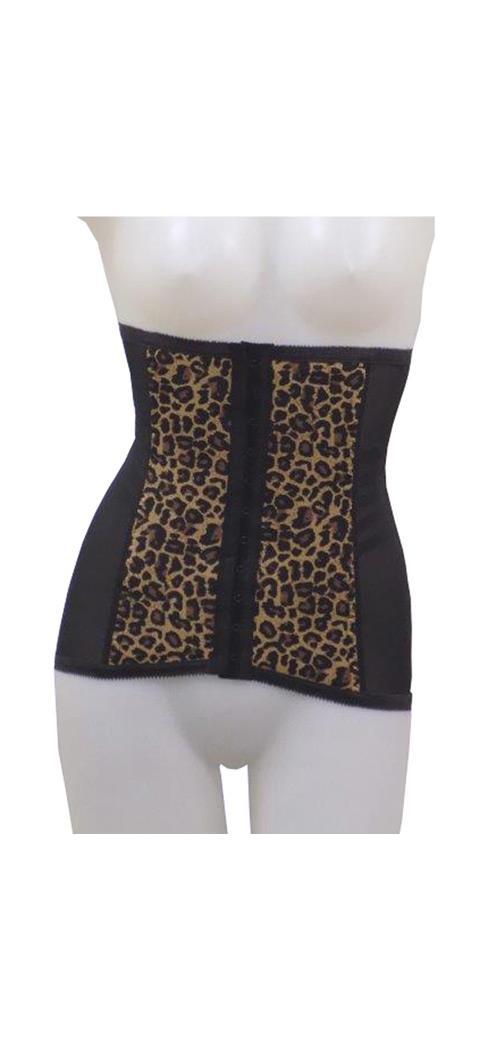 Rago Shapewear High Waisted Waist Cincher Leopard - SpicyLegs.com