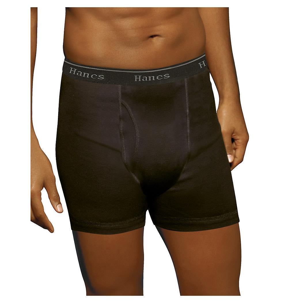 Hanes Ultimate Mens Tagless No Ride Up Boxer Briefs With Comfort Flex