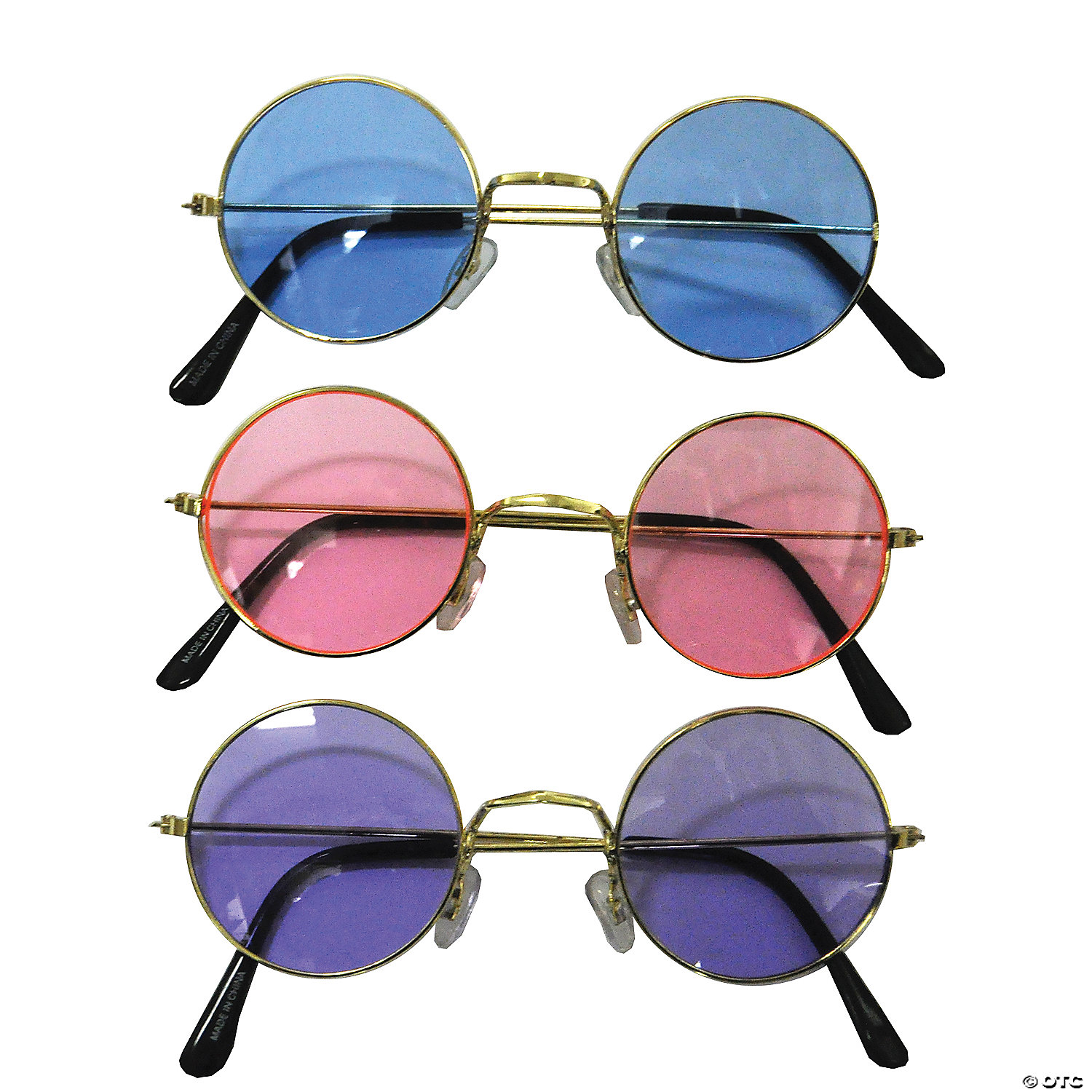 Wire Rimmed Glasses Assorted Colors