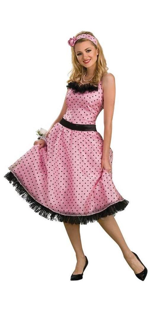 Polka Dot Prom Adult Costume