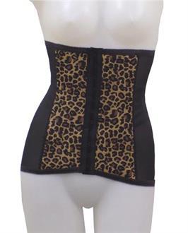 Rago Shapewear High Waisted Waist Cincher Leopard - SpicyLegs.com