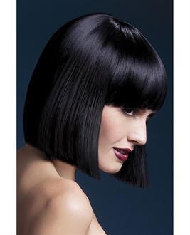 Smiffy The Fever Wig Collection Lola - Black - SpicyLegs.com